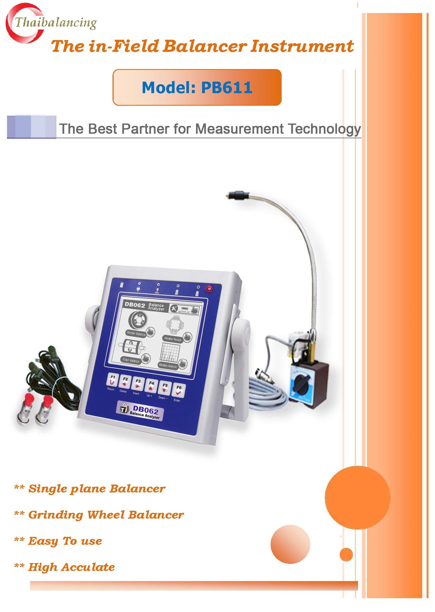 PB611 Grinding Wheel Balancer | บริษัท เซ็นทรัลซีล(ประเทศไทย) จำกัด